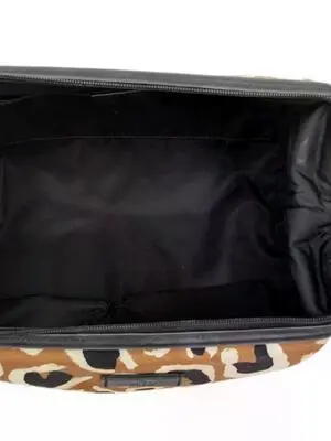 Gucci 2000-2015 Leopard Print Canvas Pouch