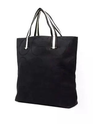 Gucci 2000-2015 Canvas G Monogram Web Tote Bag
