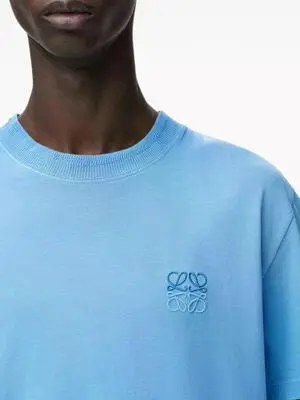 Loewe Regular Fit T-shirt In Cotton - Blue