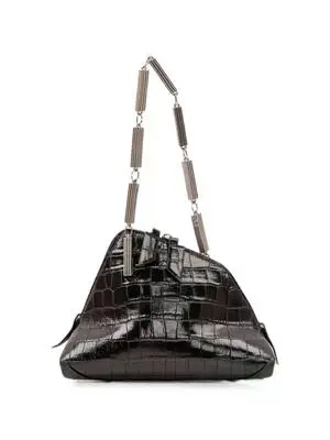 Attico La Scala Clutch Bag - Black