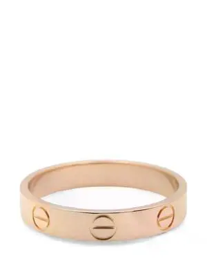 Cartier Cartier 18K Pink Gold Love Ring Pink