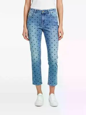 Stella McCartney Star-embroidered Skinny Jeans