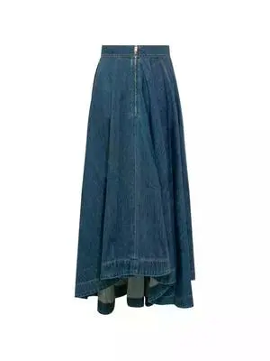 Givenchy Logo-detail Asymmetric Midi Skirt