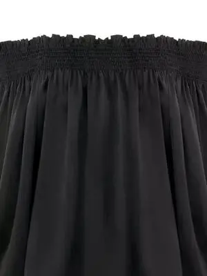 Chloé Off-the-shoulder Blouse With Smocked Detailing