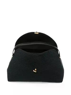TOTEME T-lock Fastening Tote Bag - Black