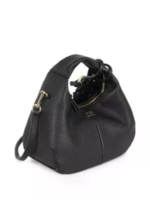 GANNI Grained Knot-detail Hobo Bag