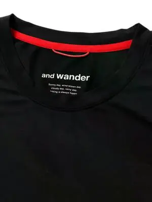 AND WANDER Logo Print Sleeveless T-shirt