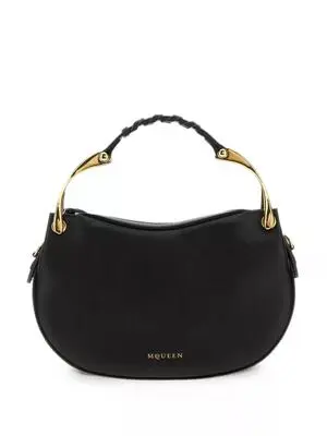 Alexander McQueen Mini Wishbone Clutch Bag - Black