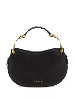 Alexander McQueen Mini Wishbone Clutch Bag - Black
