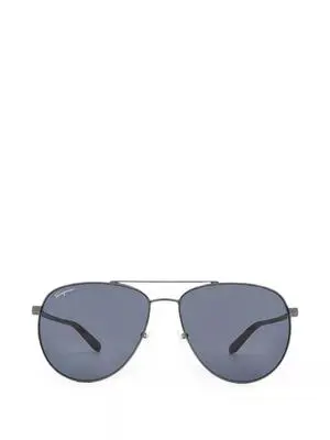 FERRAGAMO Double-bridge Pilot-frame Sunglasses