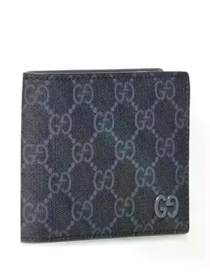 Gucci Gg Supreme Logo-plaque Wallet