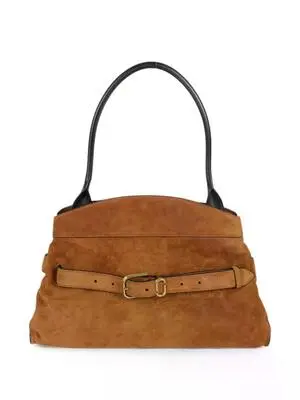 Marc Jacobs Dakota Suede Satchel Bag - Brown