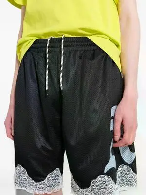 Aries Lace-detail Shorts