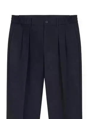 Tagliatore Pleated Trousers With Elasticated Waistband