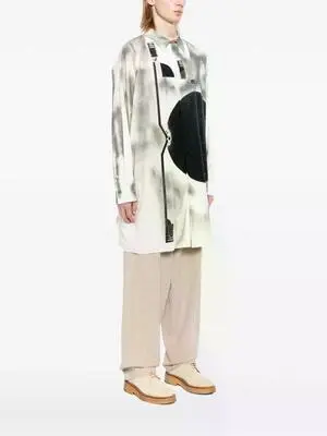 Yohji Yamamoto Cut-out Collar Shirt