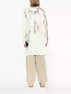 Yohji Yamamoto Cut-out Collar Shirt