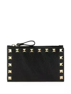 Valentino Garavani Rockstud Leather Card Case