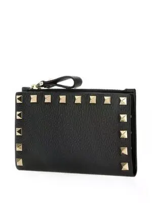 Valentino Garavani Rockstud Leather Card Case
