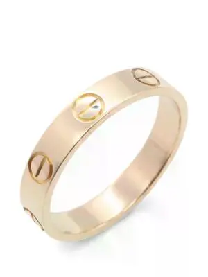 Cartier 18kt Rose Gold Love Screw-motif Ring - Pink