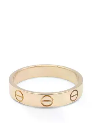 Cartier 18kt Rose Gold Love Screw-motif Ring - Pink