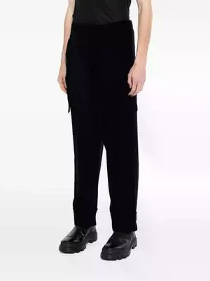 Yohji Yamamoto Ribbed-knit Trousers