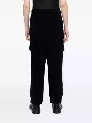 Yohji Yamamoto Ribbed-knit Trousers