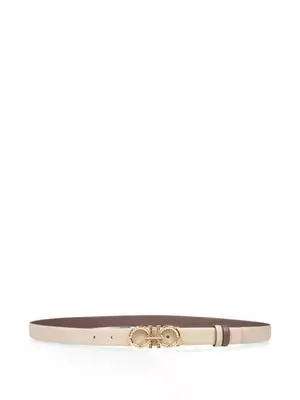 FERRAGAMO Gancini Reversible Leather Belt - Neutrals