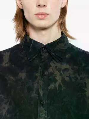 Yohji Yamamoto Triple-collar Tab-placket Shirt