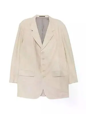 Yohji Yamamoto Single-breasted Blazer - Neutrals