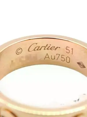 Cartier 18k Rose Gold Love Ring - Pink