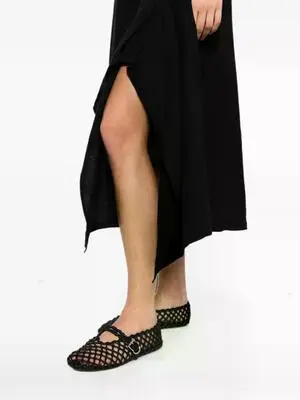Yohji Yamamoto Backside Slit Flat Dress