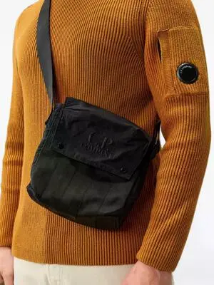 C.P. COMPANY Logo Embroidered Shoulder Bag