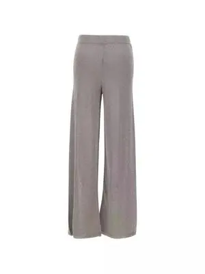 KANGRA Elasticated Palazzo Pants - Grey