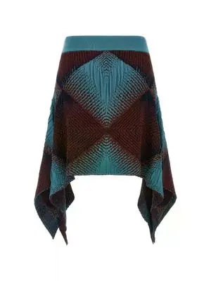 KIKO KOSTADINOV Ikat Argyle Asymmetric Skirt
