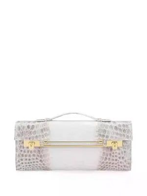 KWANPEN Raffles 1819 Crocodile-effect Top-handle Tote Bag