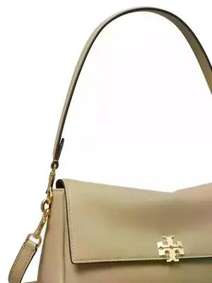 Tory Burch Charlie Logo-plaque Shoulder Bag - Neutrals