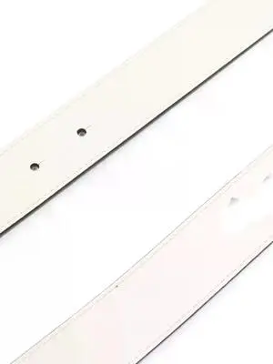 Valentino Garavani Vlogo Signature Leather Belt - Neutrals