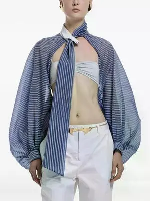 Vivetta Striped Blouse - Blue