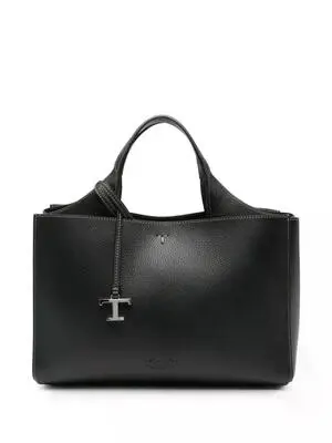 TOD'S Hanging T Leather Tote Bag