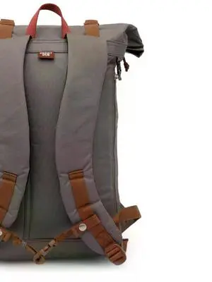 DOUGHNUT Roll-top Buckle-fastening Backpack - Grey