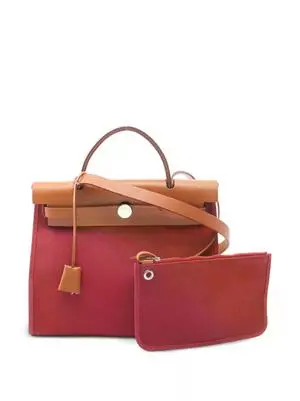 Hermès Herbag Pm Two-way Handbag - Red