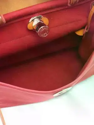 Hermès Herbag Pm Two-way Handbag - Red