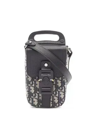 Dior Saddle Vertical Crossbody Bag - Blue