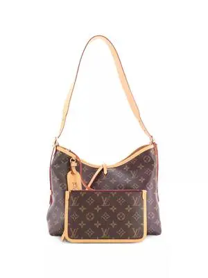 LOUIS VUITTON Carryall Monogram Canvas Pm Hobo Bag - Brown