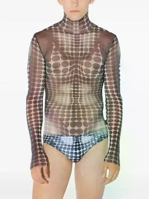 JEAN PAUL GAULTIER Long-sleeve High-neck Top