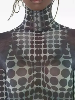 JEAN PAUL GAULTIER Long-sleeve High-neck Top