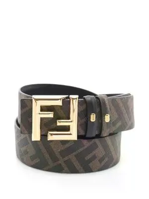 Fendi Zucca Ff Buckle Belt