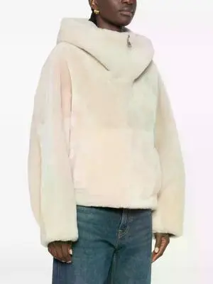 BLANCHA Hooded Shearling Jacket