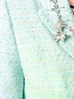 Moschino Embellished Tweed Blazer