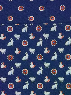 FERRAGAMO Silk Neck Tie - Blue